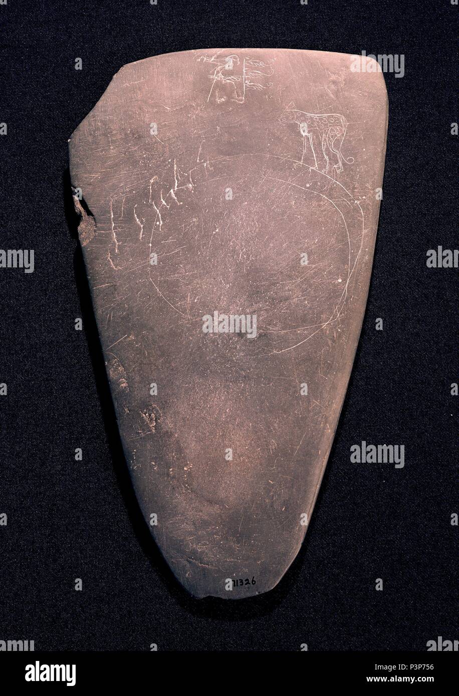 PALETA DE FORMA. ESCUTIFORME NAGADA III EGIPTO 3000 A.C. Le PROCEDE DE ...