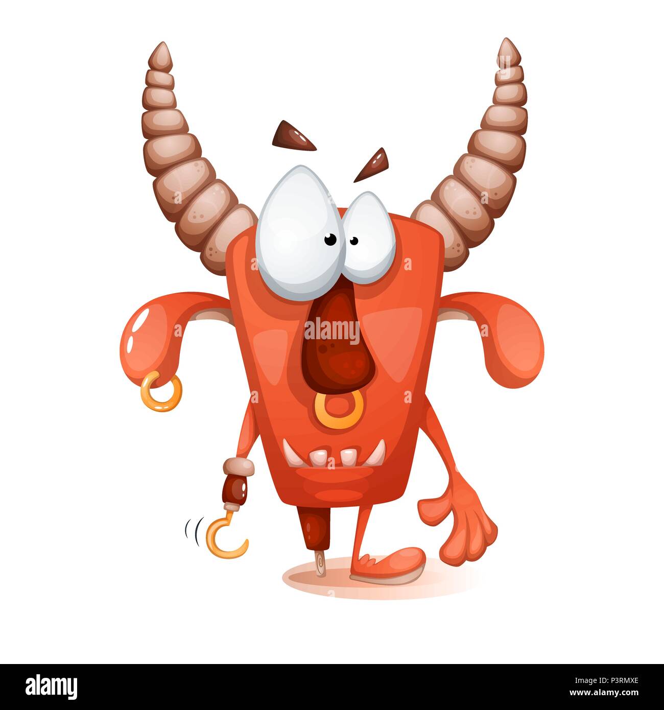 Cartoon funny pirate Banque de photographies et d’images à haute ...