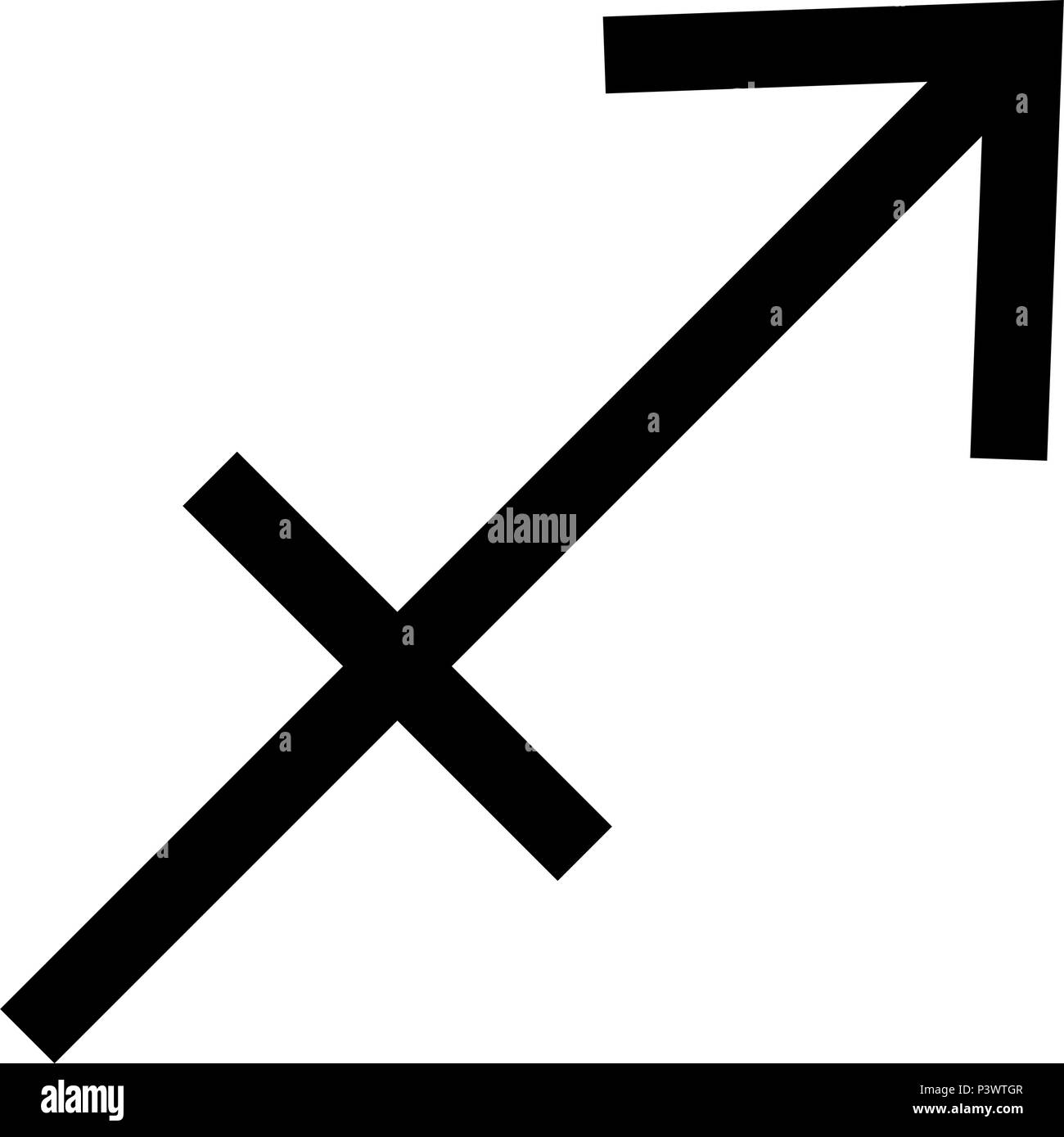 Symbole De Sagittaire Banque d'image et photos - Alamy