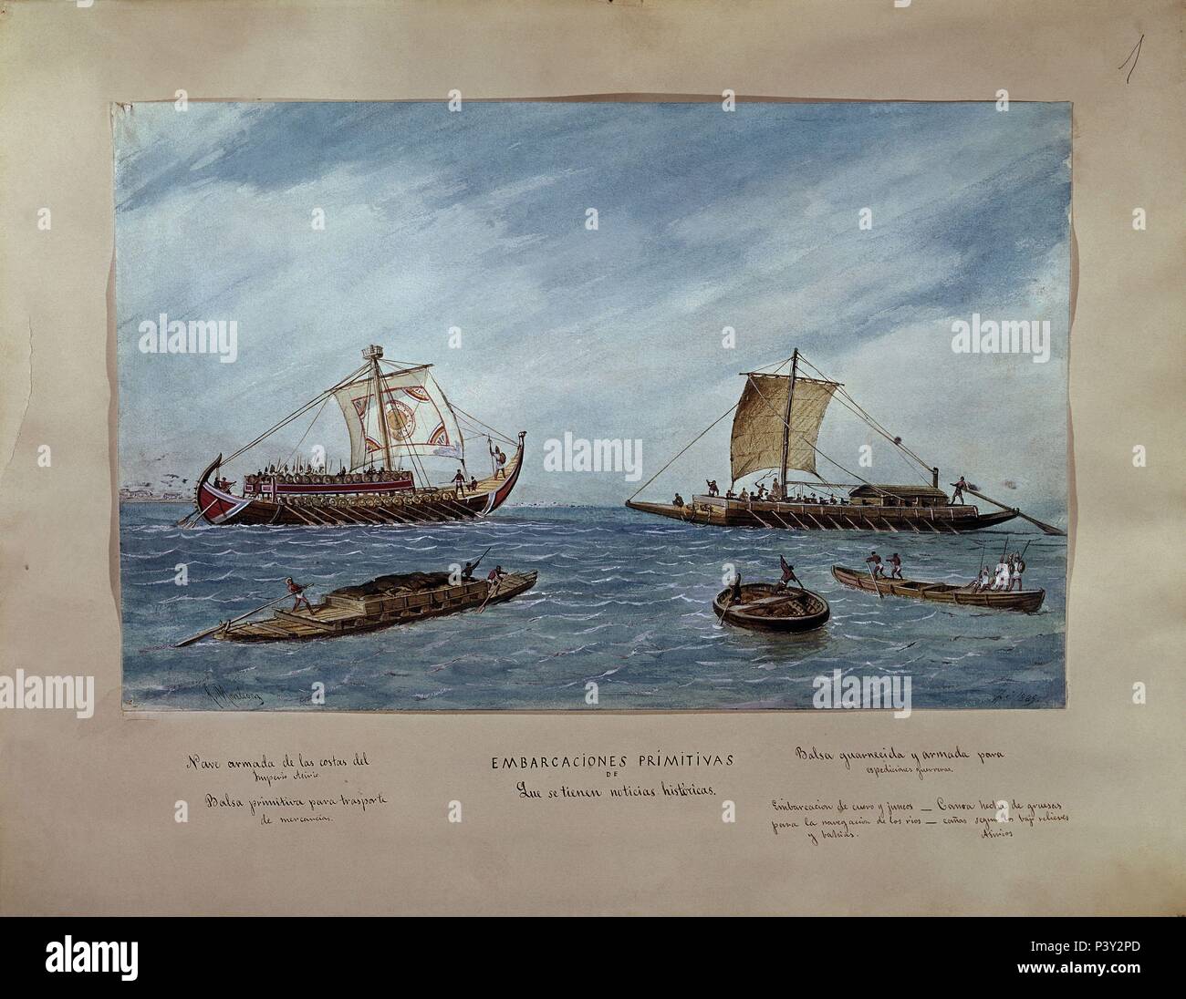 Assyrian boat Banque de photographies et d’images à haute résolution ...