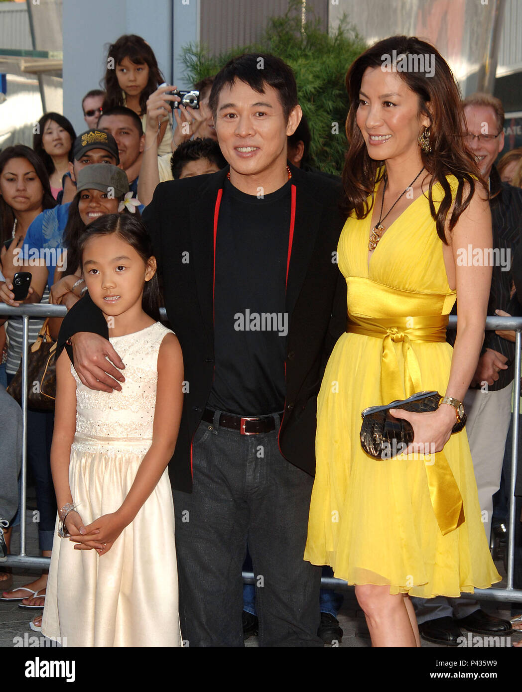 Avec Jet Li et Michelle Yeoh Jane fille - Maman - La tombe de l'Empereur Dragon Première au ...
