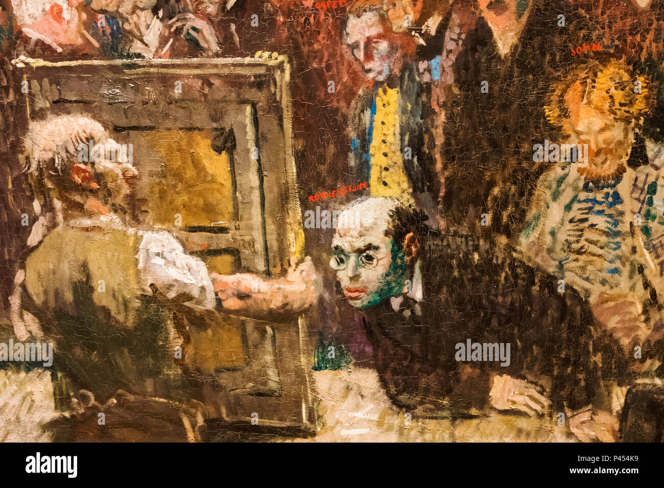 William orpen the selecting jury Banque de photographies et d’images à ...