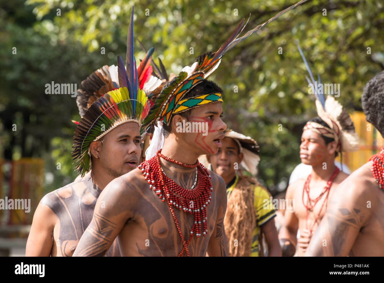 BELO HORIZONTE, MG - 18/04/13 : Comemoração do Dia do Índio ...