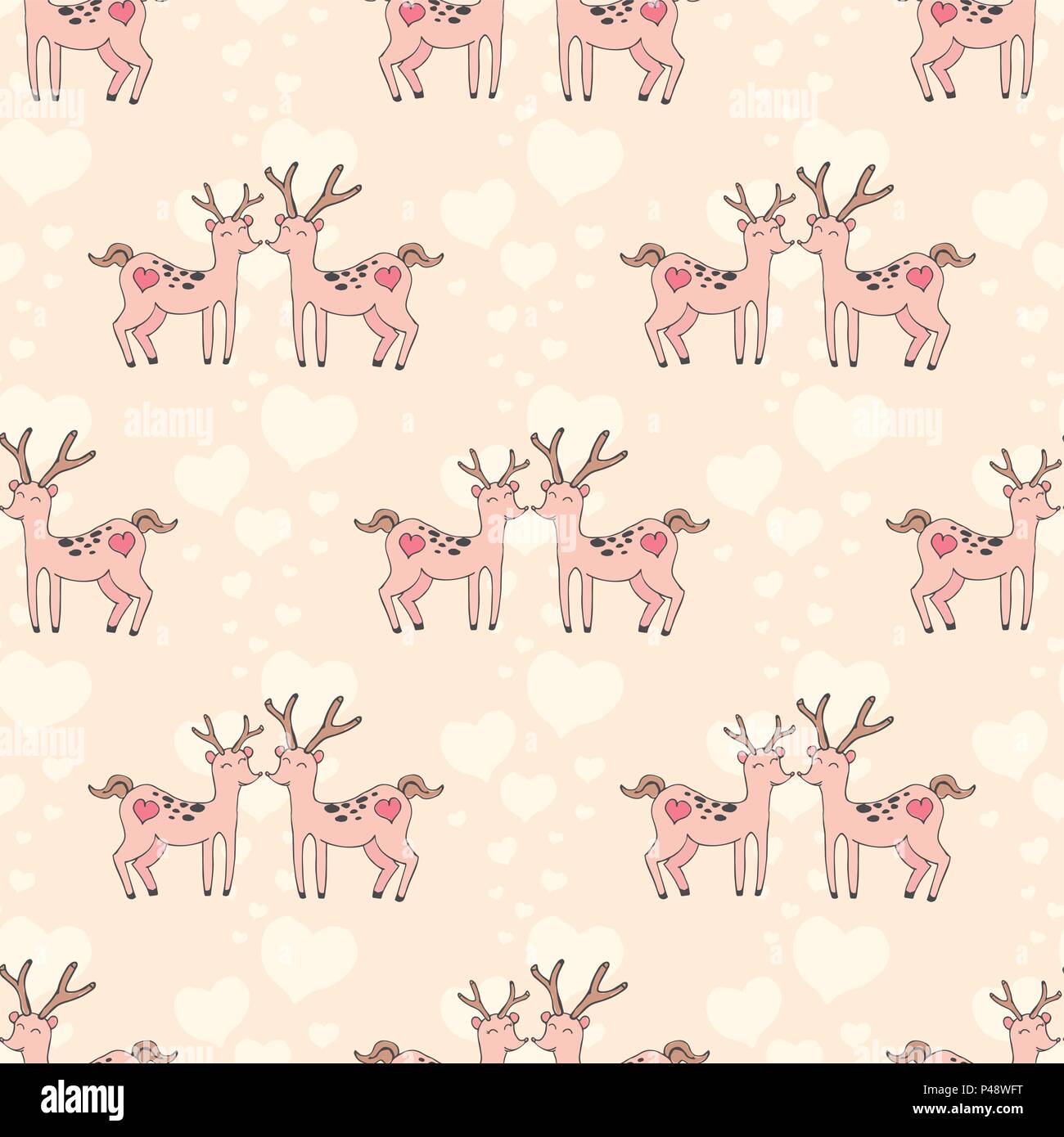 Cerf dessin image Banque d'images vectorielles - Alamy