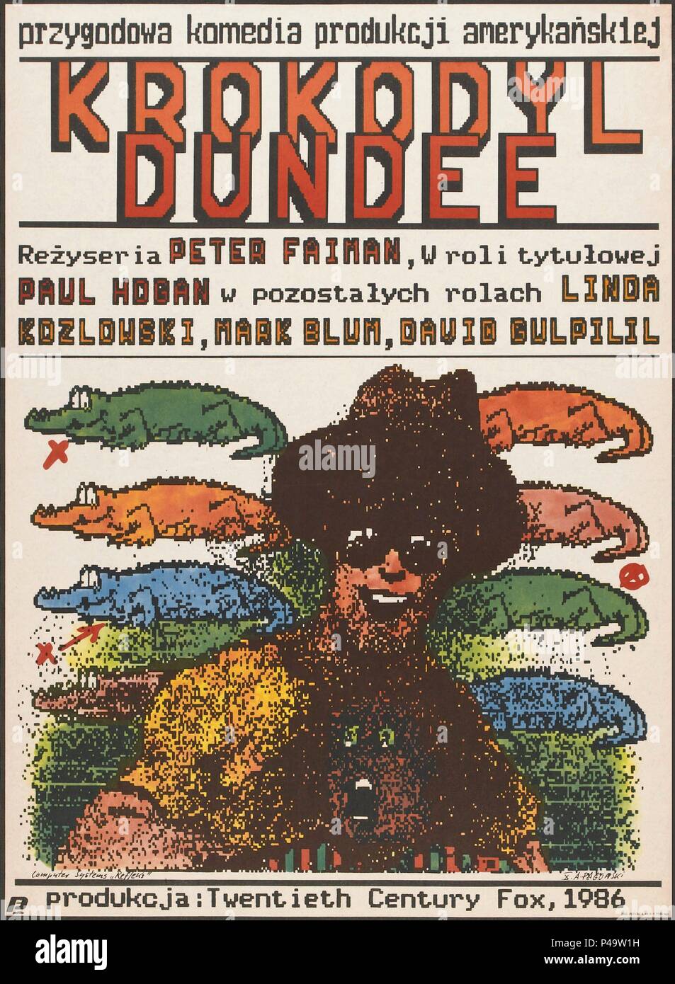 Crocodile dundee poster Banque de photographies et d’images à haute ...