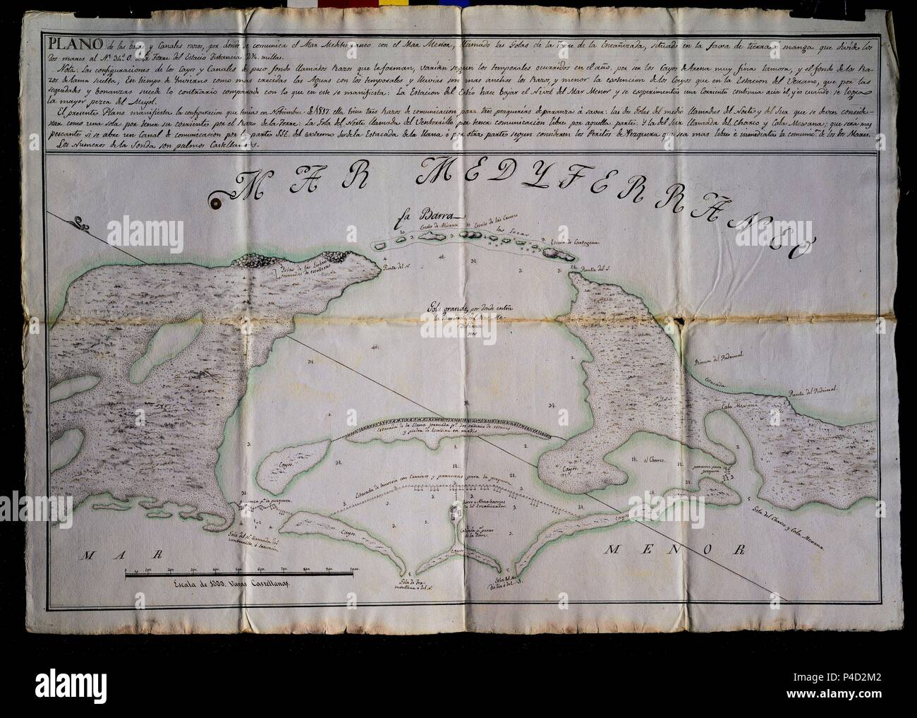 Mar menor map Banque de photographies et d’images à haute résolution ...