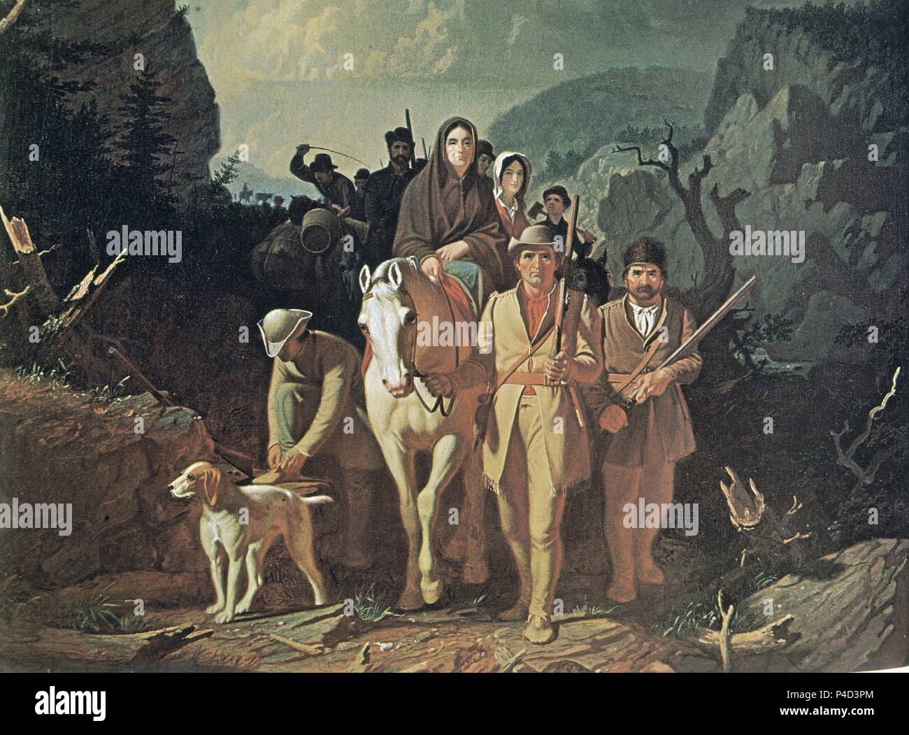 Daniel boone cumberland gap Banque de photographies et d’images à haute ...