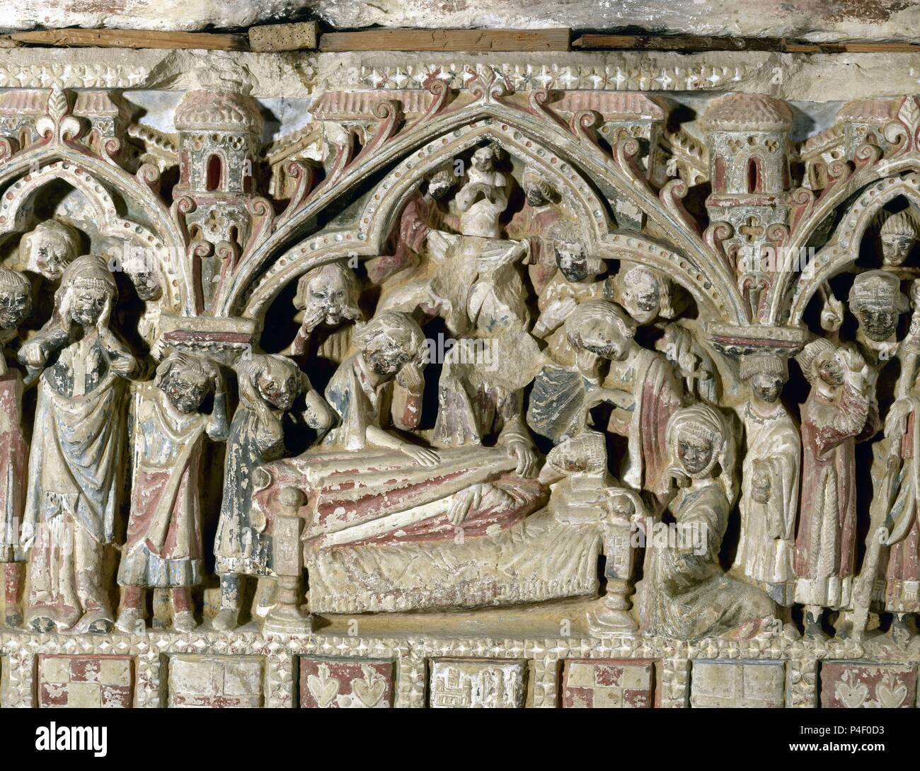 SEPULCRO DE DOÑA LEONOR RUIZ DE CASTRO SEGUNDA ESPOSA DEL INFANTE DON ...