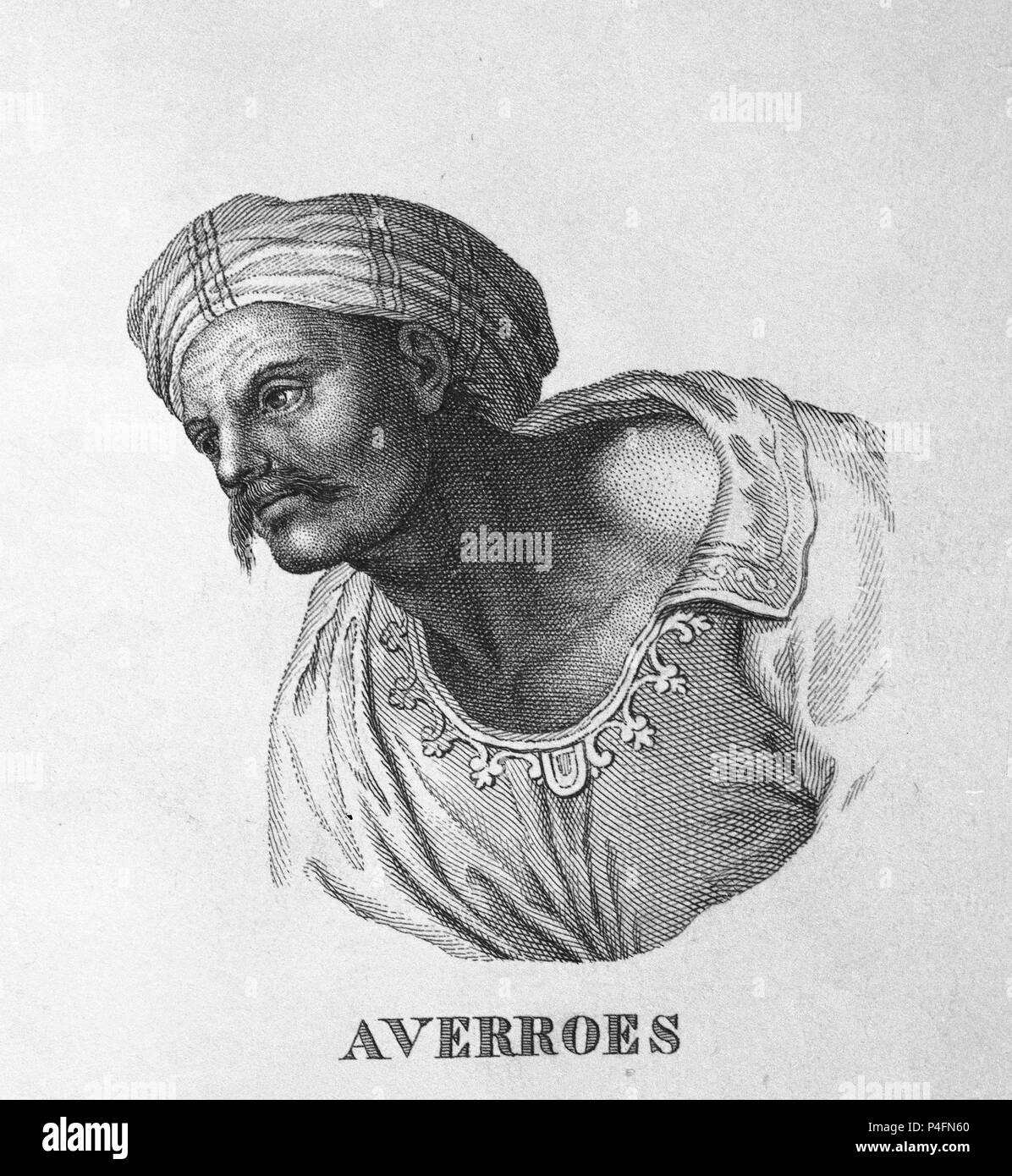 Philosophe arabe Banque d'images noir et blanc - Alamy