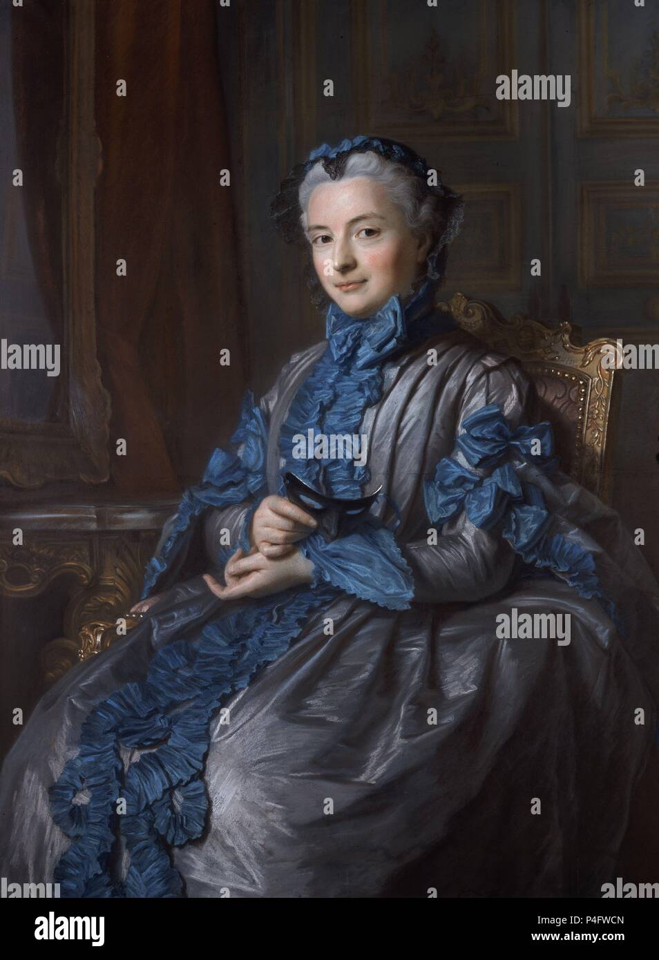 Maurice quentin de la tour gabriel bernard de rieux Banque de ...