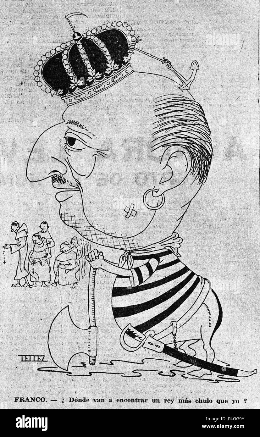 Spanish civil war cartoon Banque de photographies et d’images à haute ...