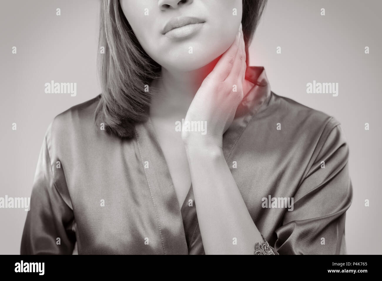 Inflammation des ganglions lymphatiques Banque de photographies et d ...