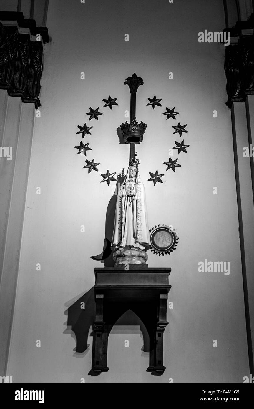 Nossa senhora do rosario de fatima Banque d'images noir et blanc - Alamy