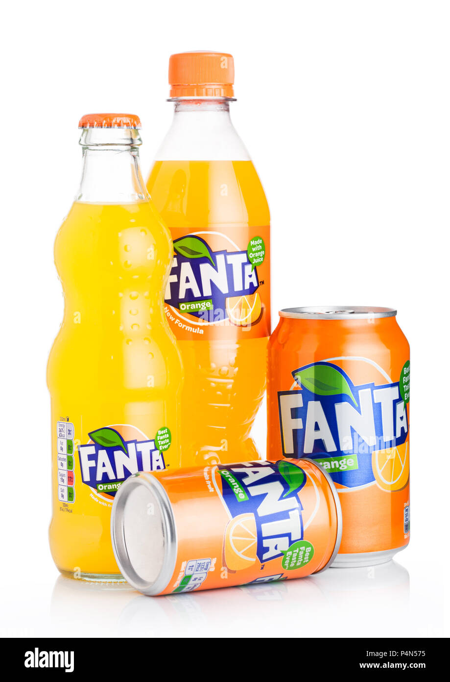Bouteille de fanta Banque d'images détourées - Alamy