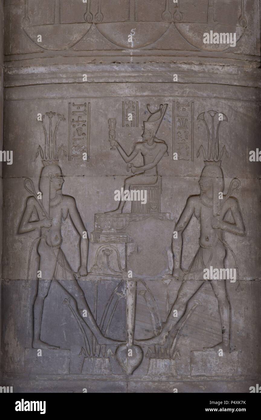 Hapy ancienne egypte dieu art egyptien sculpture thebes Banque de ...