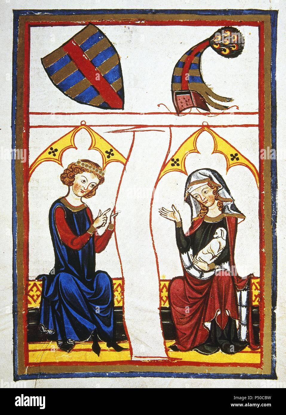 Codex manesse chevalier Banque de photographies et d’images à haute ...