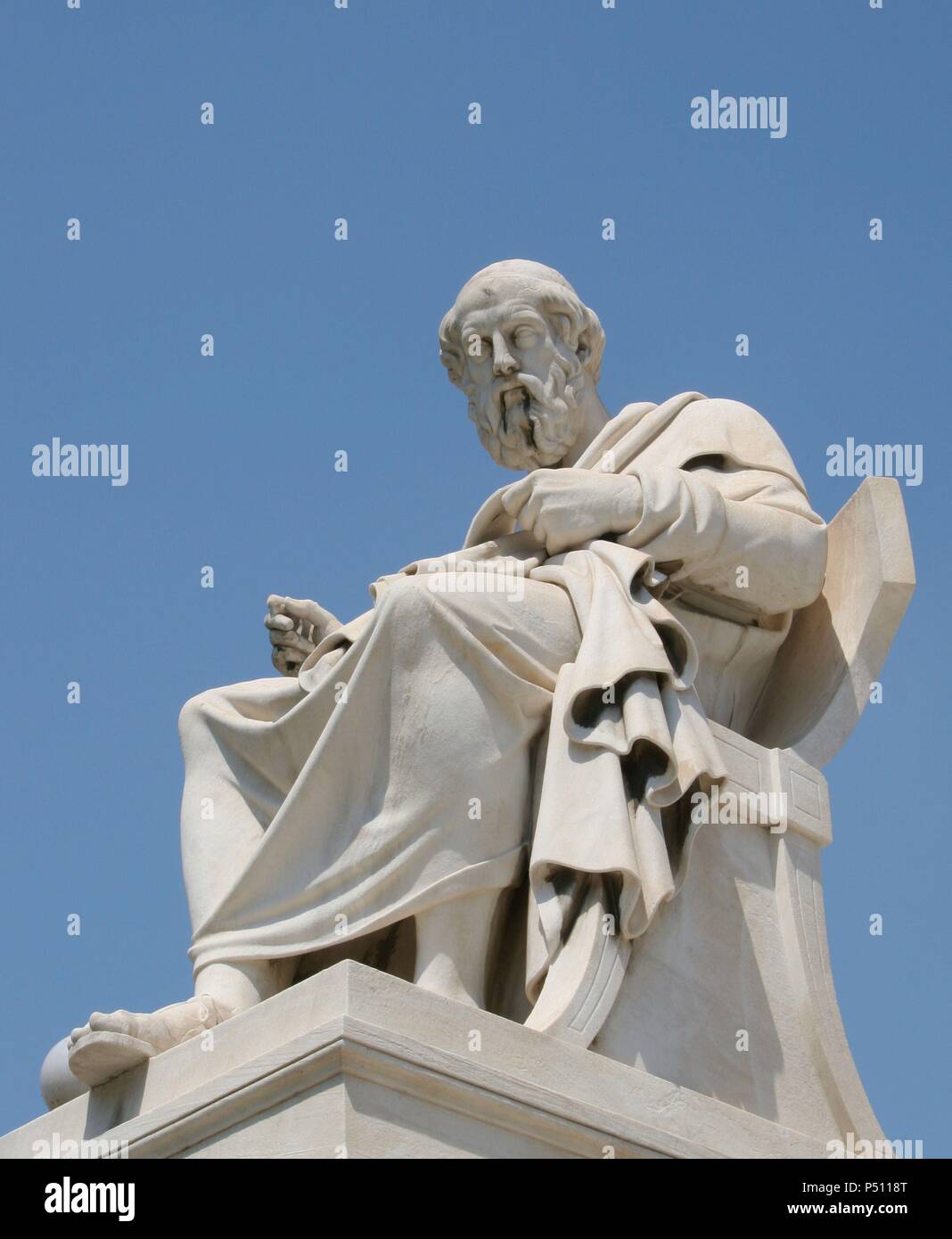 Aristote (384-322 avant J.-C.). Philosophe Grec classique. Un étudiant ...