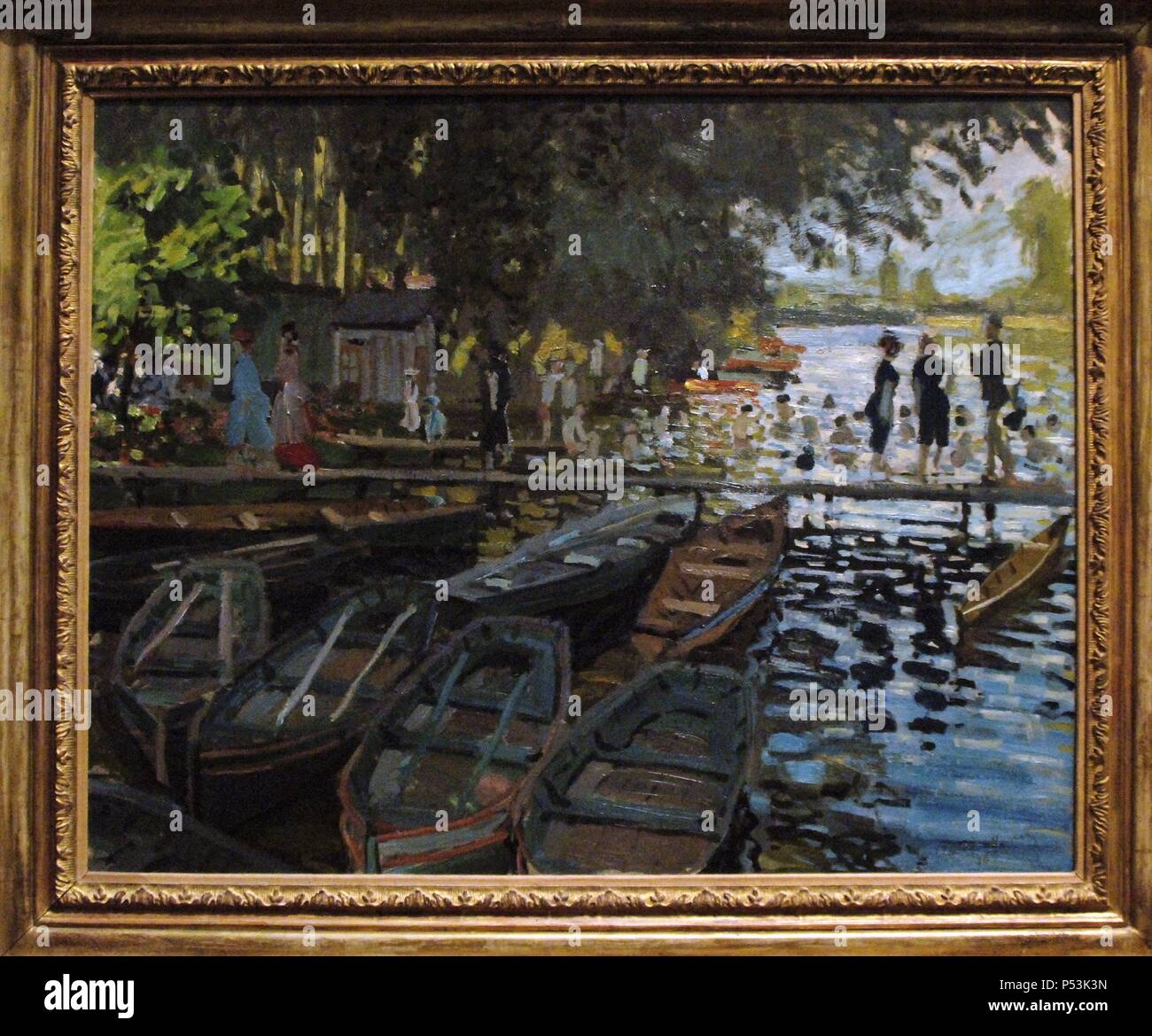 La grenouillère claude monet 1869 Banque de photographies et d’images à ...