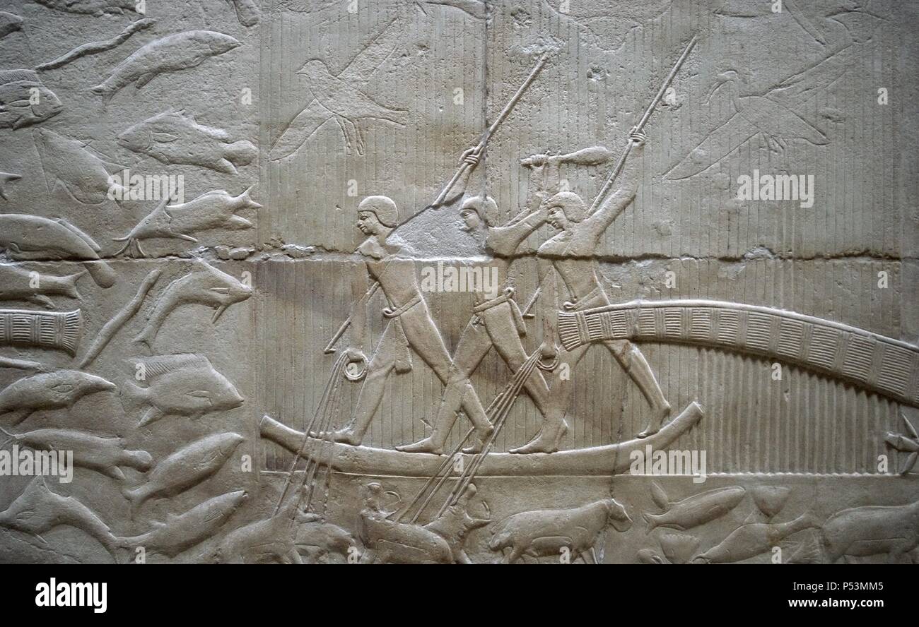 Ancient egypt hunting Banque de photographies et d’images à haute ...