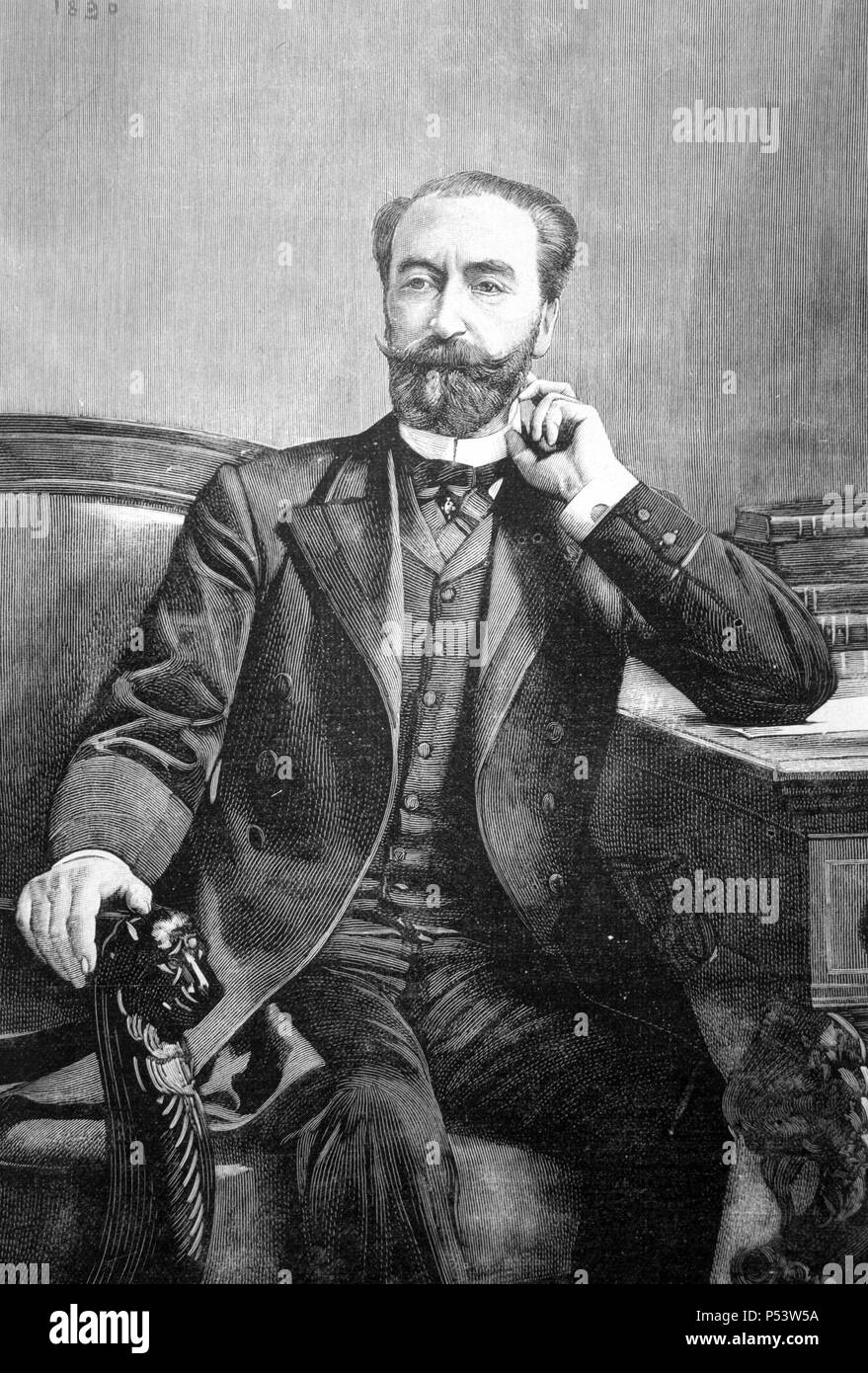 Marie francois sadi carnot 1837 1894 homme d'etat français Banque de ...