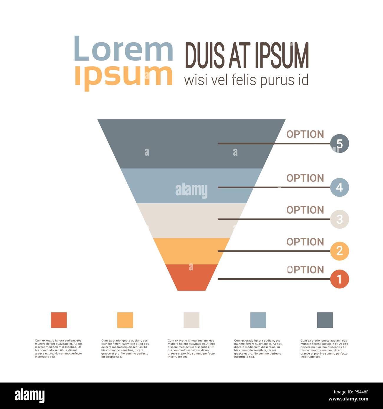 Schéma du processus de montage d'infographies funnel modèle utilisé ...