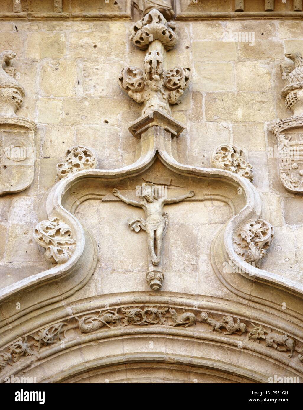ARTE GOTICO-FLAMIGERO. ESPAÑA. IGLESIA DE LA ASUNCION. Construida entre ...