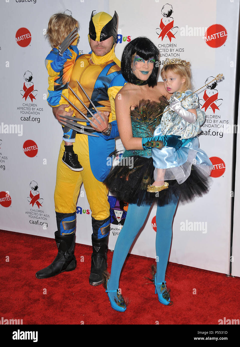 Tori Spelling , mari Dean Mcdermott , Liam, Stella - 17e Congrès annuel ...