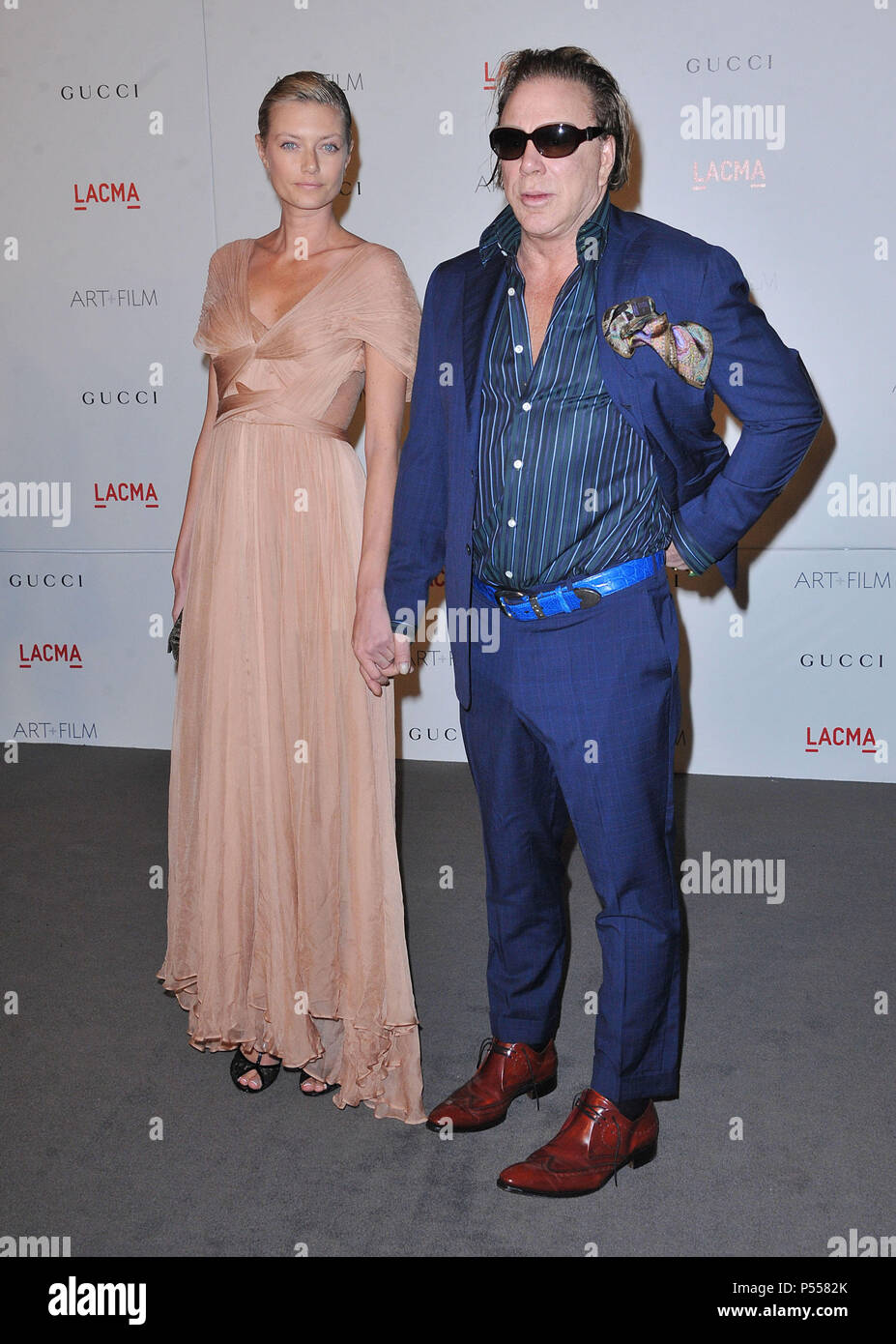 Mickey rourke and his girlfriend Banque de photographies et d’images à ...