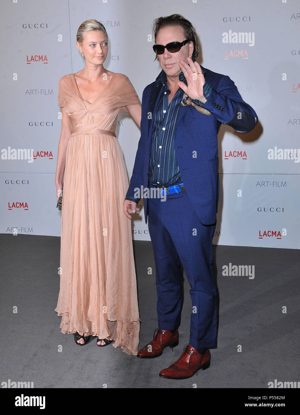 Mickey rourke and his girlfriend Banque de photographies et d’images à ...