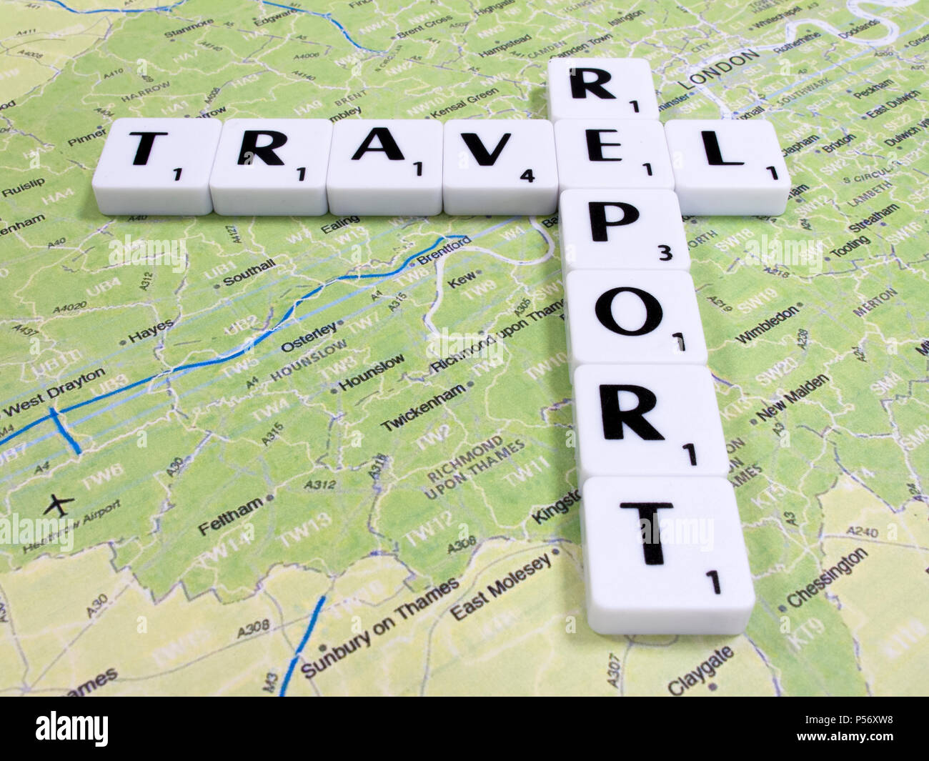 Représentation des rapports de voyage à Londres, chemins de fer et des ...