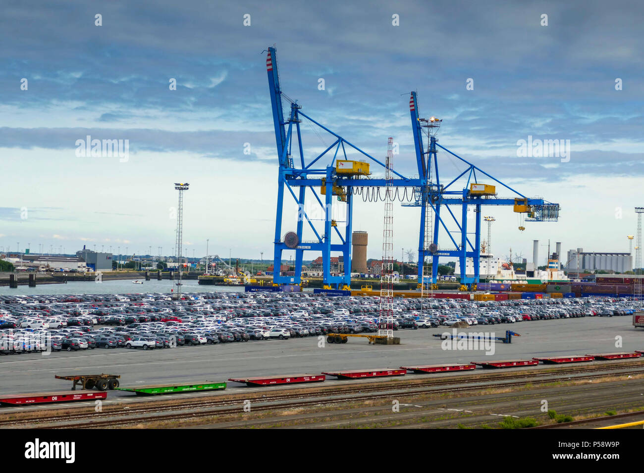 Terminal de ferry de zeebrugge Banque de photographies et d’images à ...