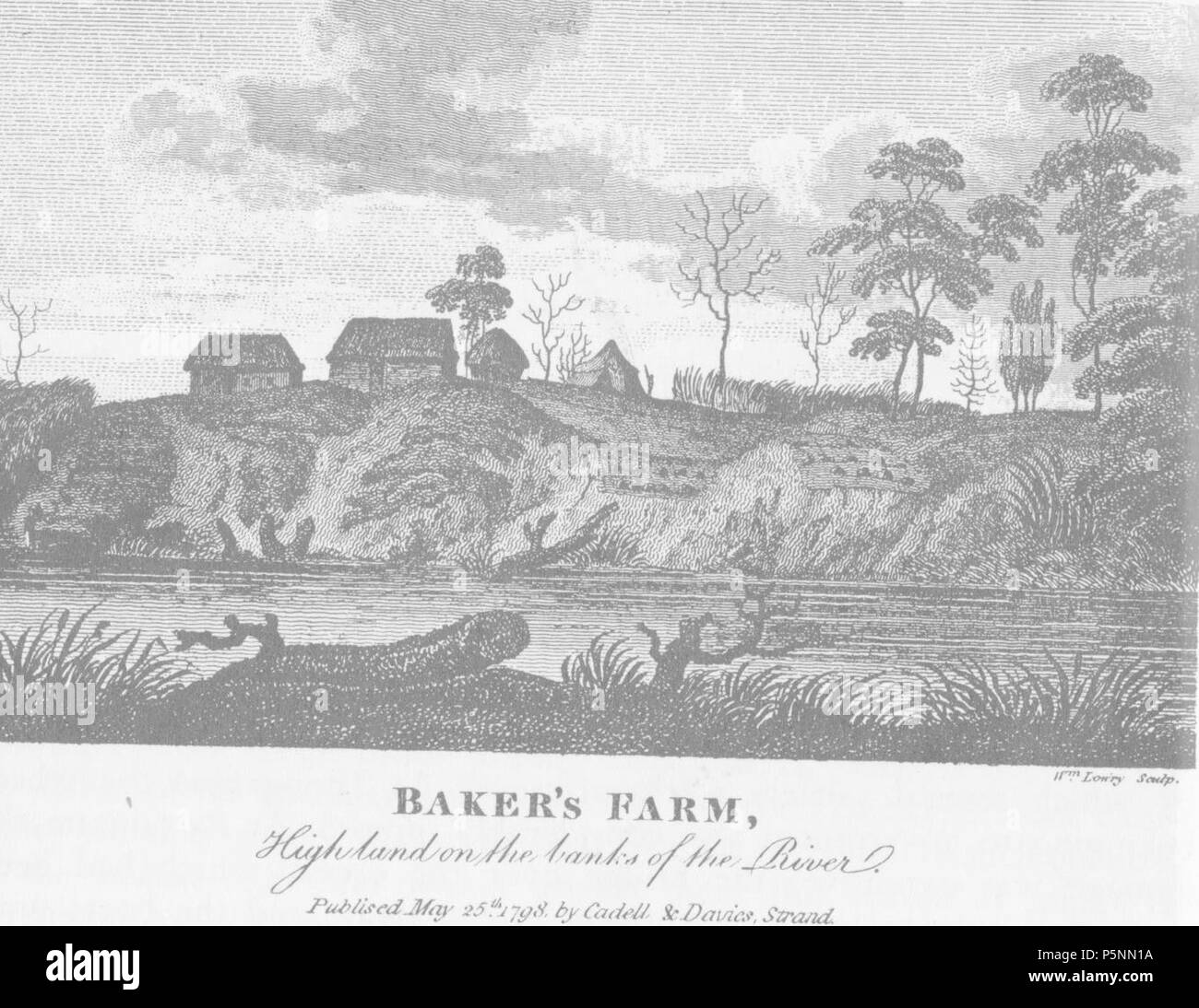 Historical farm Banque d'images noir et blanc - Alamy