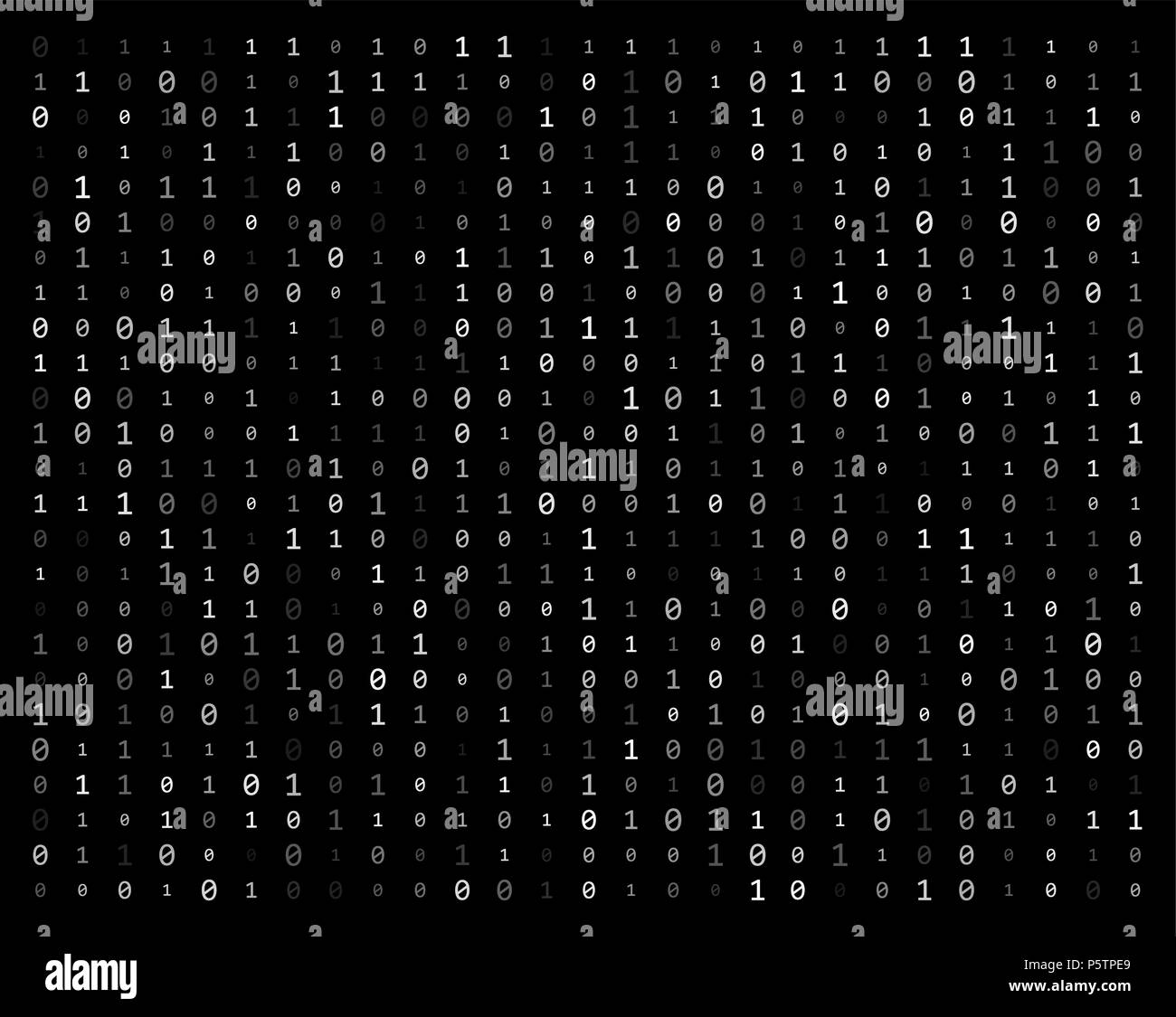 Codage Binaire Banque d'images vectorielles - Alamy