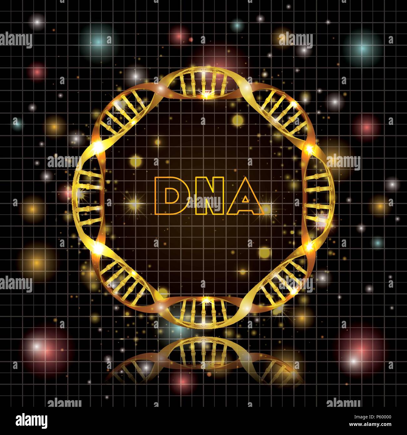 Molécule d'adn circulaire Banque d'images vectorielles - Alamy