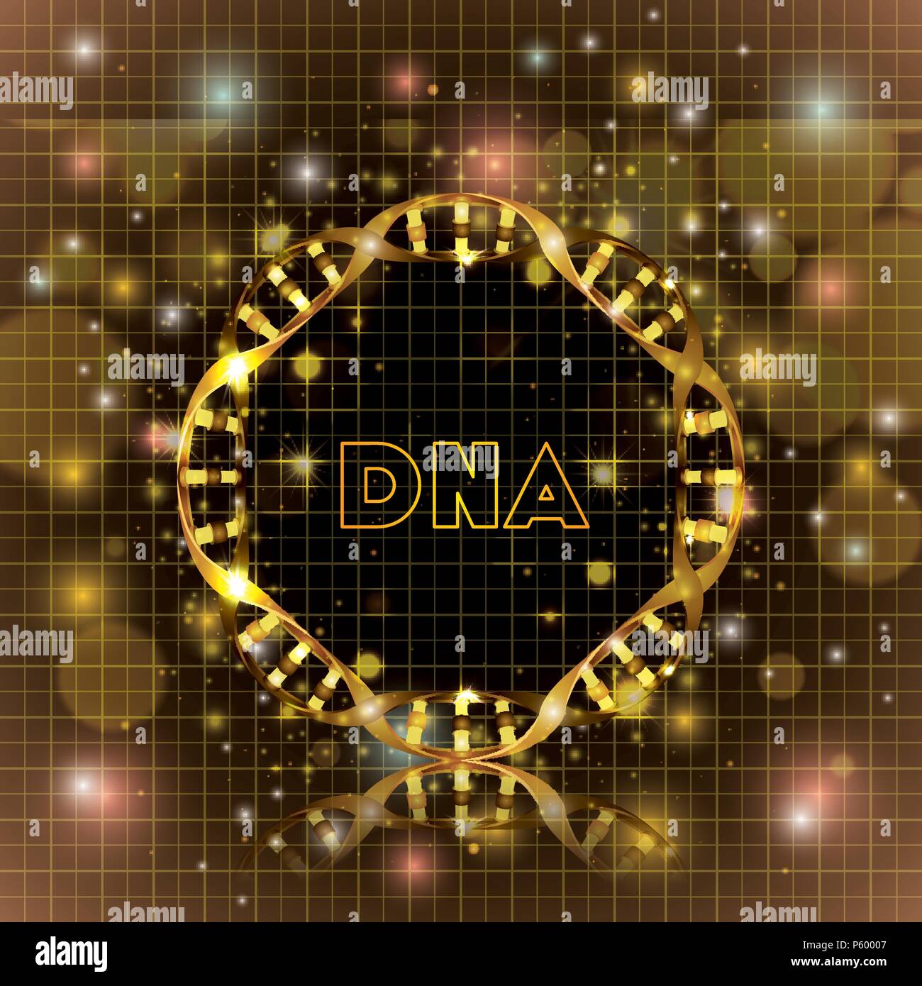 Molécule d'adn circulaire Banque d'images vectorielles - Alamy