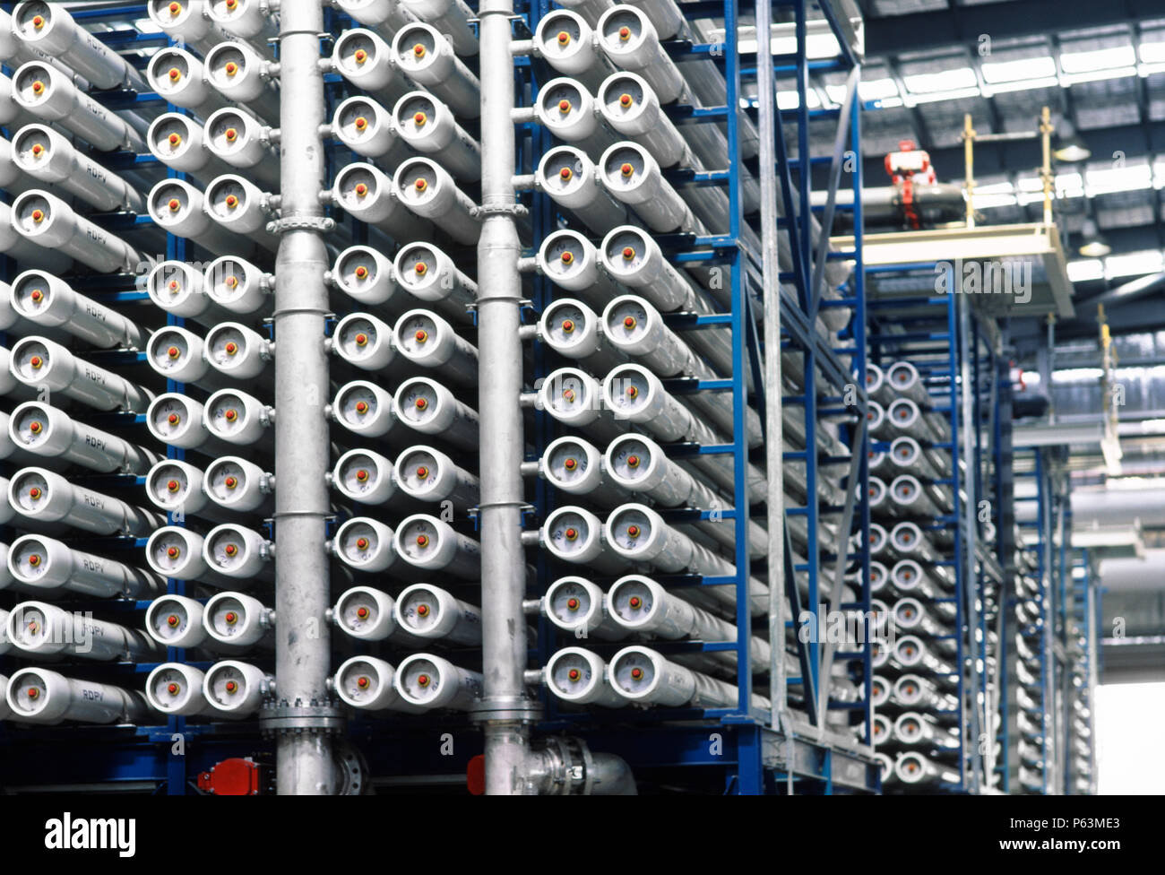 Rack de l'osmose inverse dans le Gibson Island waste water recovery ...