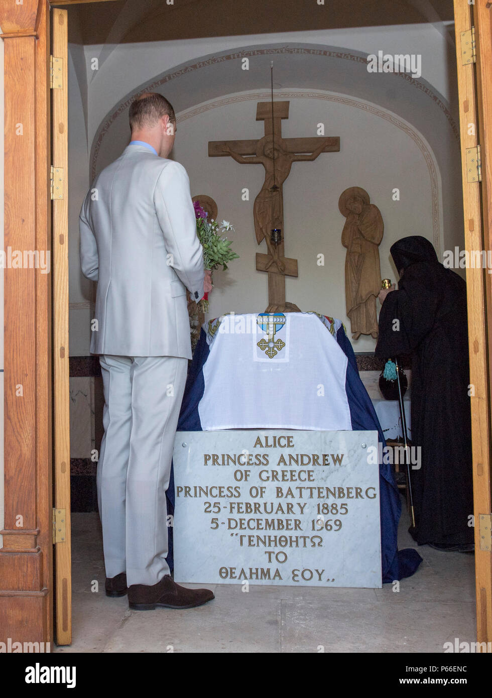 Son Altesse Royale le prince William s'est rendu à l'église de St Mary ...