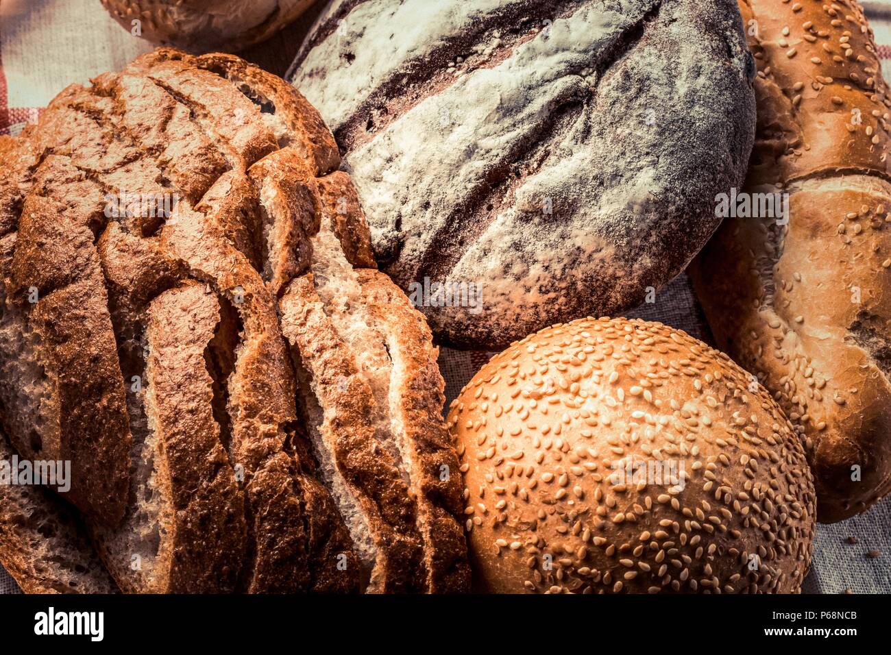 Sortes de pain baguettes Banque de photographies et d’images à haute ...