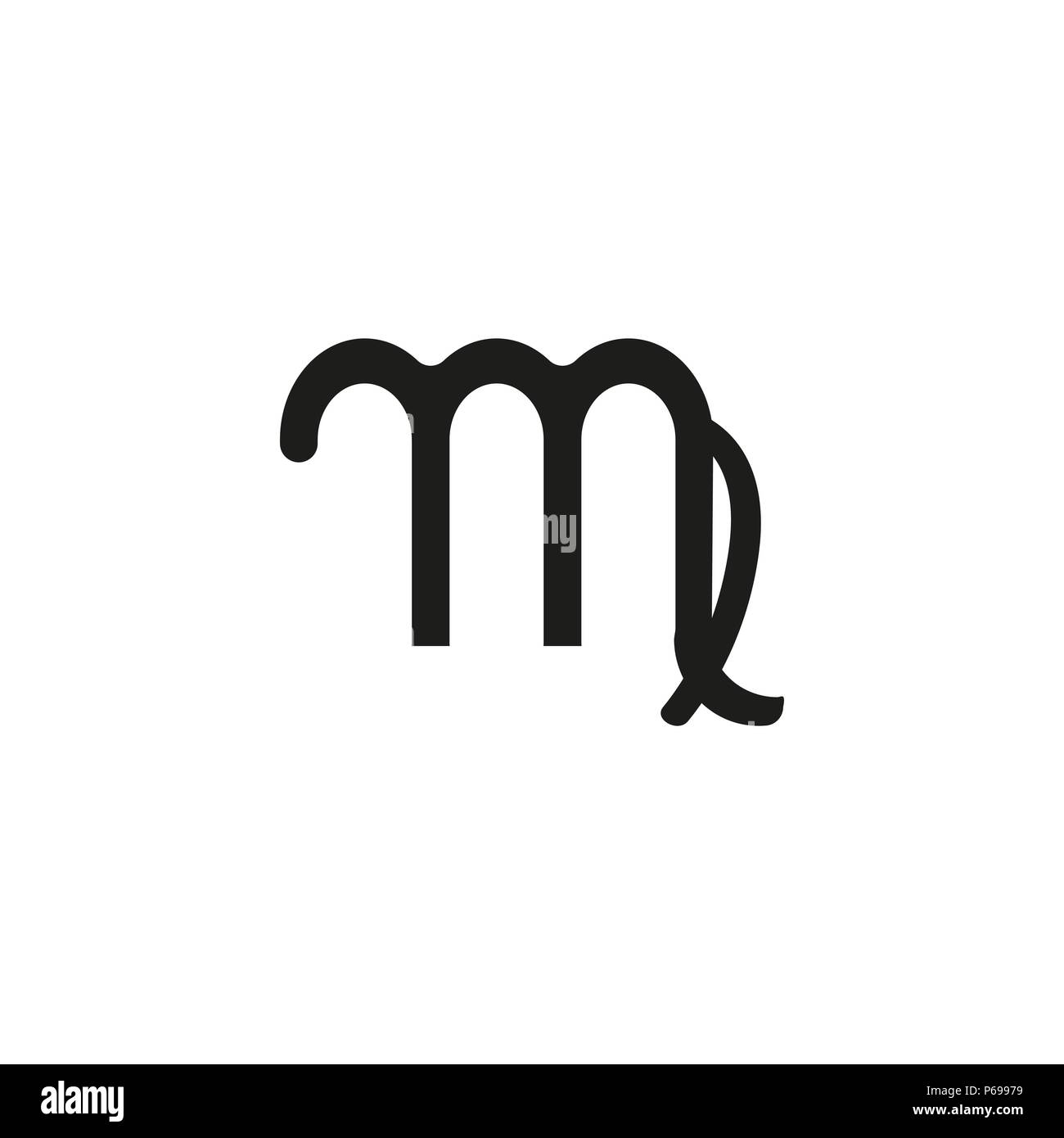 Icône Vierge isolé sur fond blanc, vector illustration, logo vierge ...