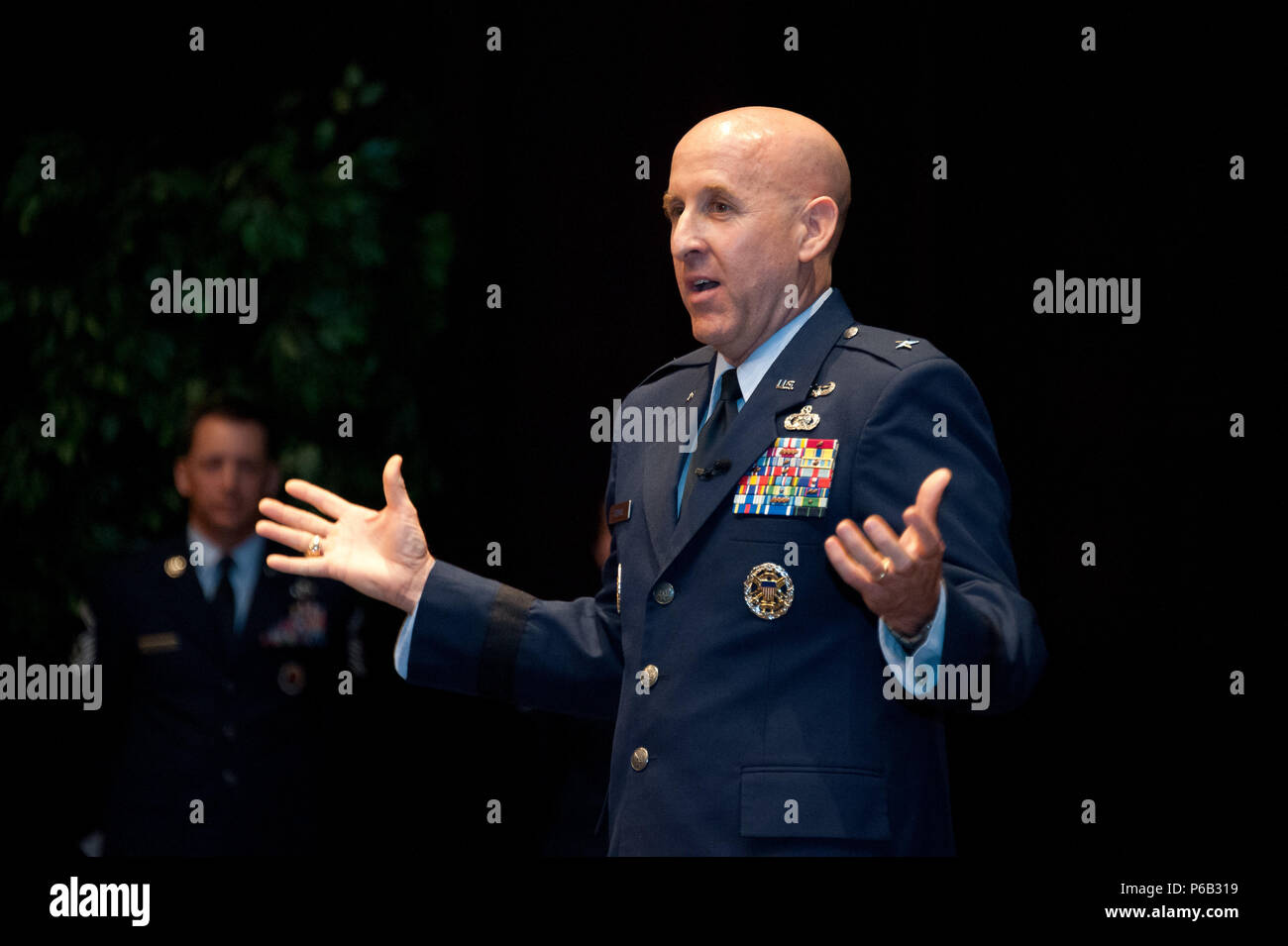 Brig gen edwards avec thomas jr Banque de photographies et d’images à ...