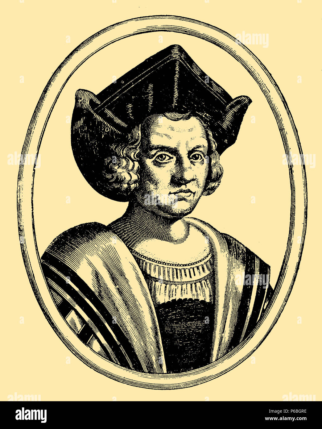 Christophe colomb gravure ancienne Banque de photographies et d’images ...