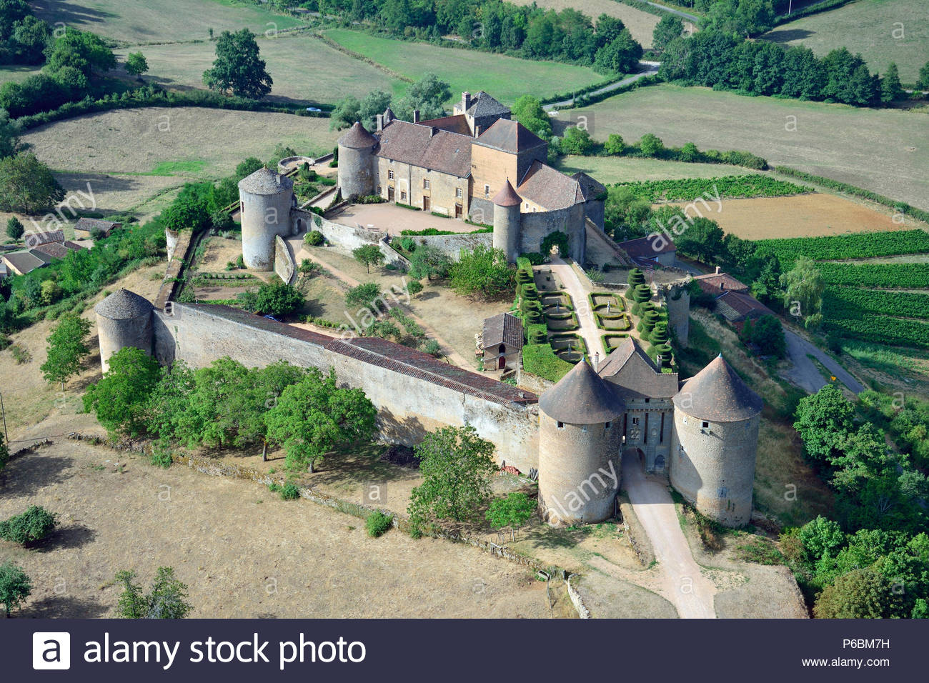 Castle Berze Le Chatel Photos & Castle Berze Le Chatel Images - Alamy