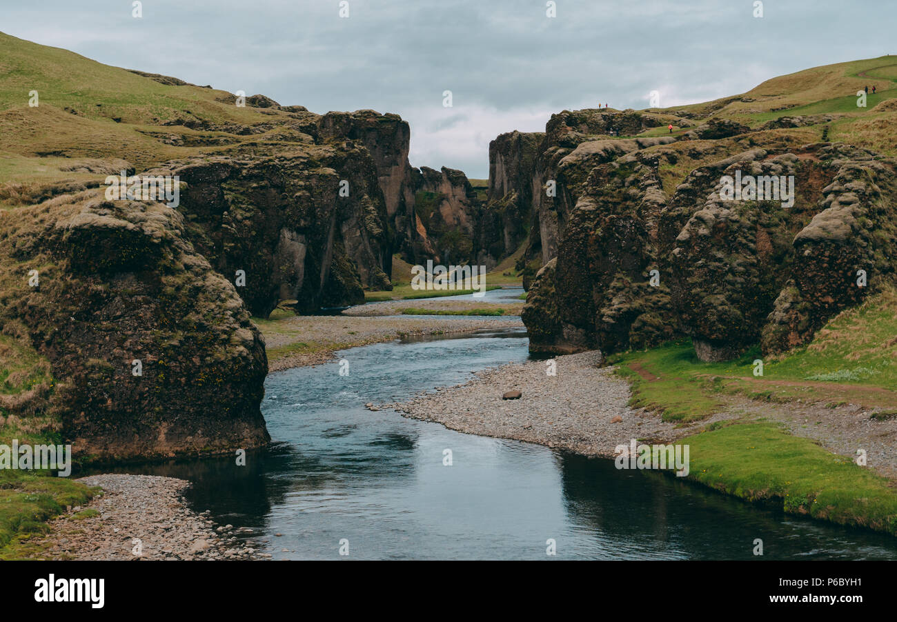 Fjadrargljufur canyon iceland Banque de photographies et d’images à ...