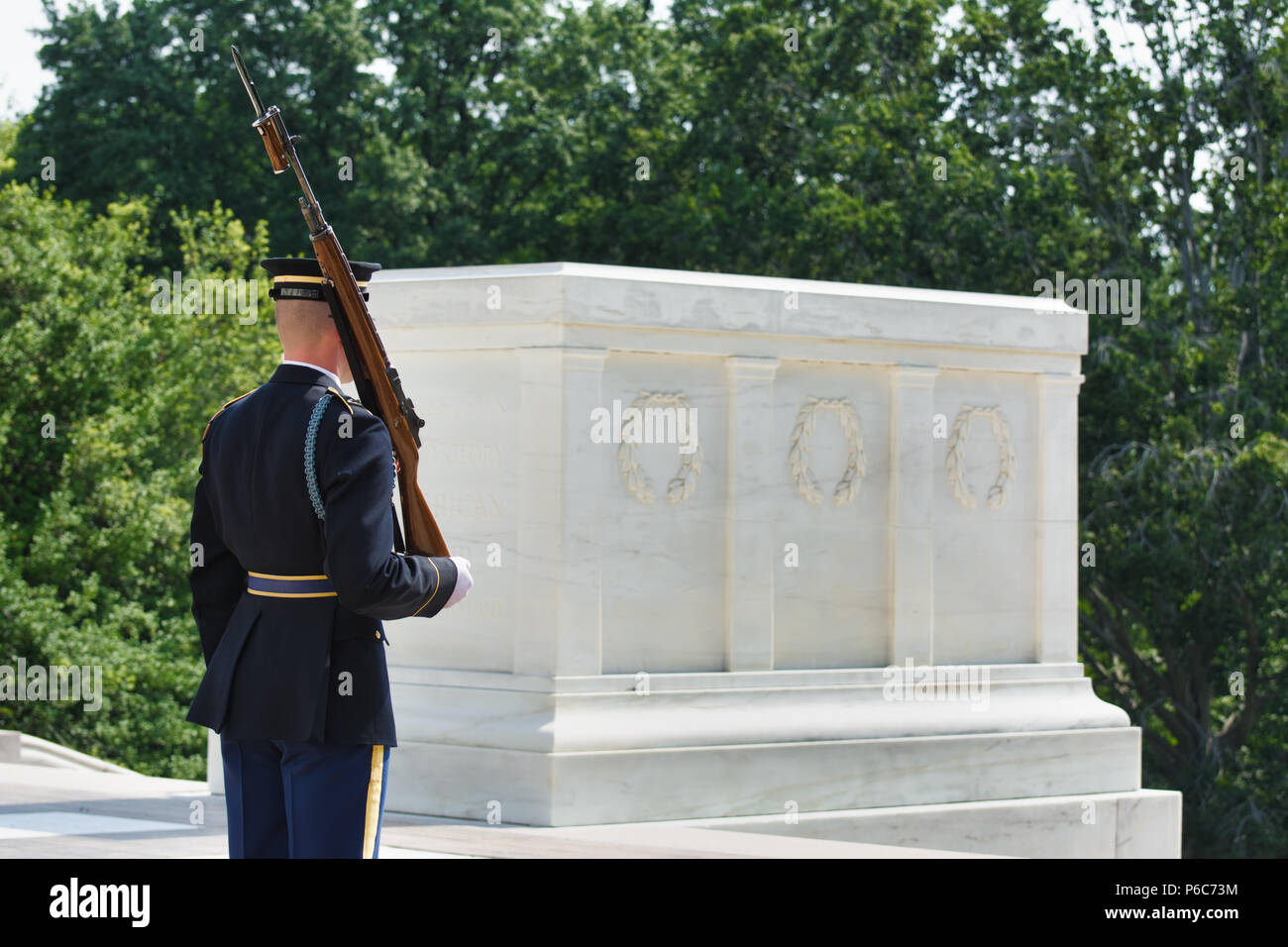 Gardes du cimetière d'arlington Banque de photographies et d’images à ...