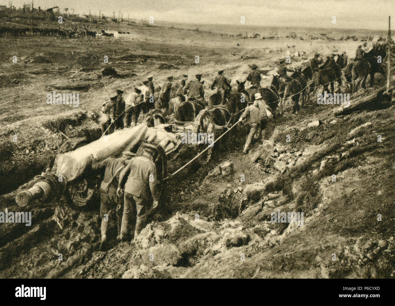 Le transport, la première guerre mondiale, la 60-pounder, ww1, la ...