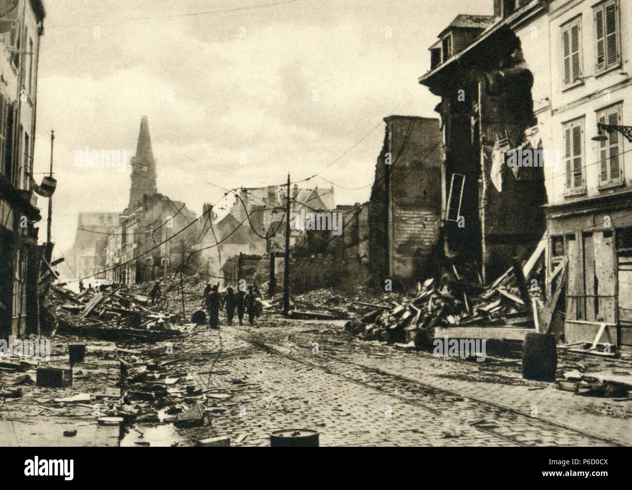 La première guerre mondiale, Amiens, rue de Beauvais, ww1, la première ...