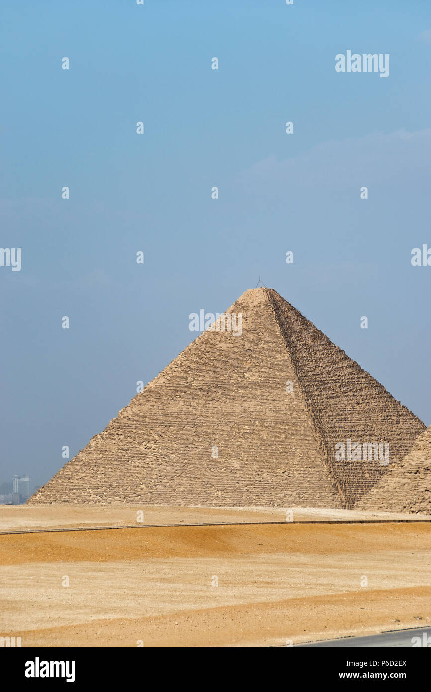 La grande pyramide de Gizeh (pyramide de Chéops, pyramide de Khéops ...