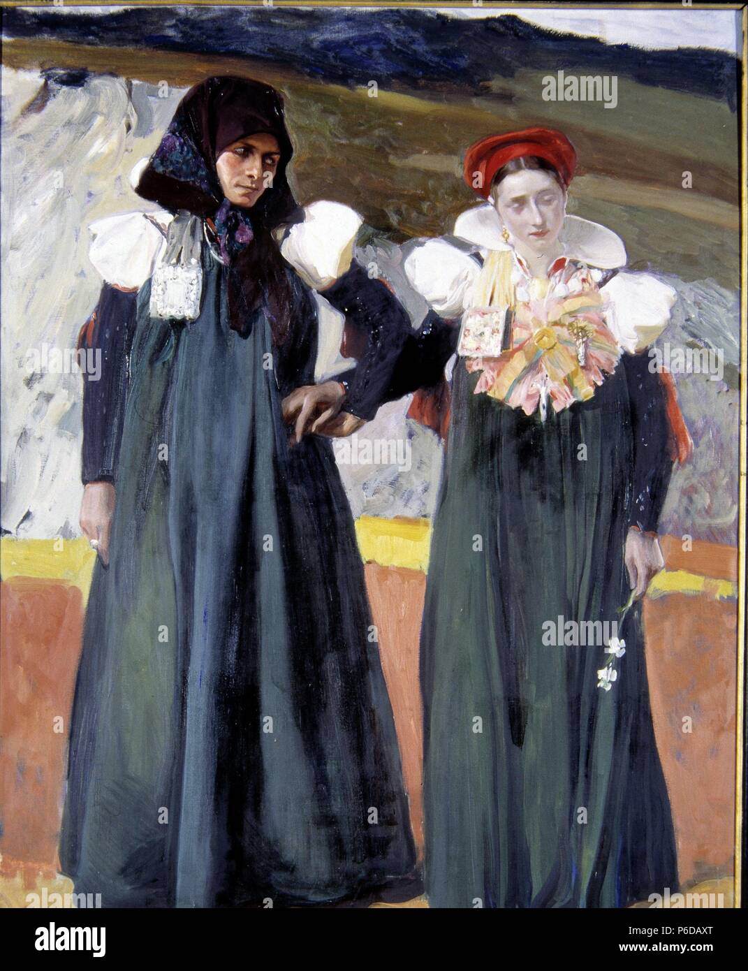 , JOAQUIN SOROLLA. PINTOR ESPAÑOL VALENCIA 1863 - 1923. ' TIPOS DEL ...