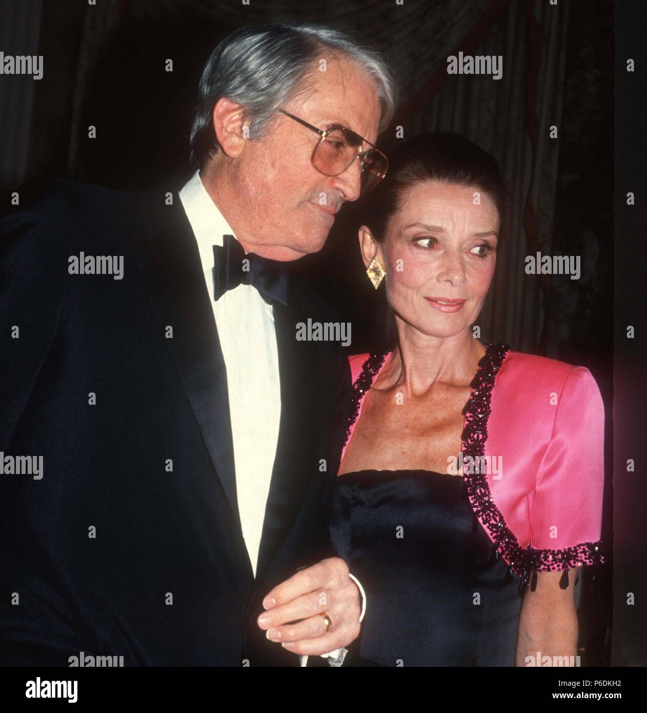 Gregory Peck, Audrey Hepburn 1982 Photo de John Barrett/PHOTOlink.net ...