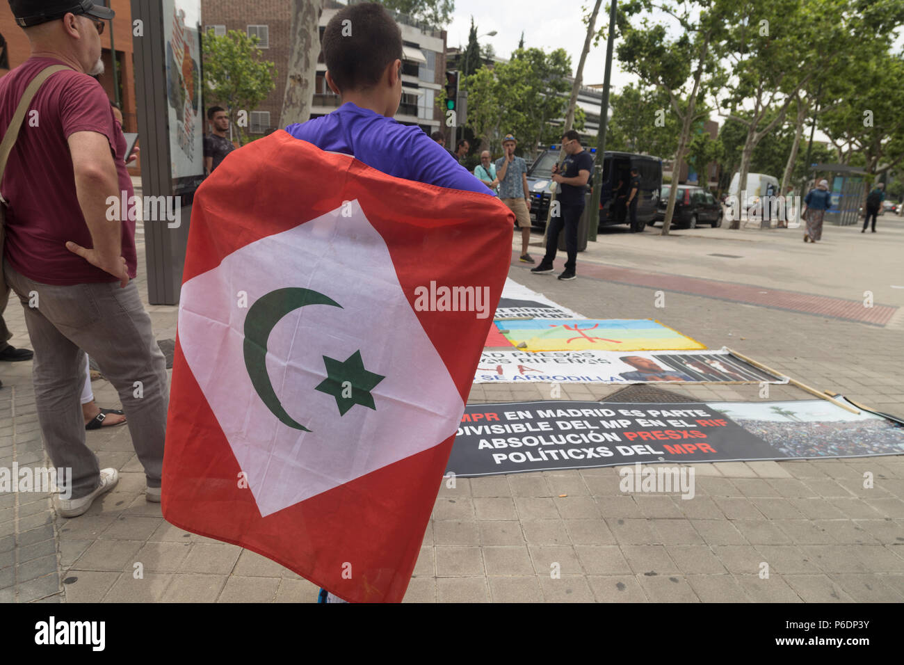 French spanish flag Banque de photographies et d’images à haute ...